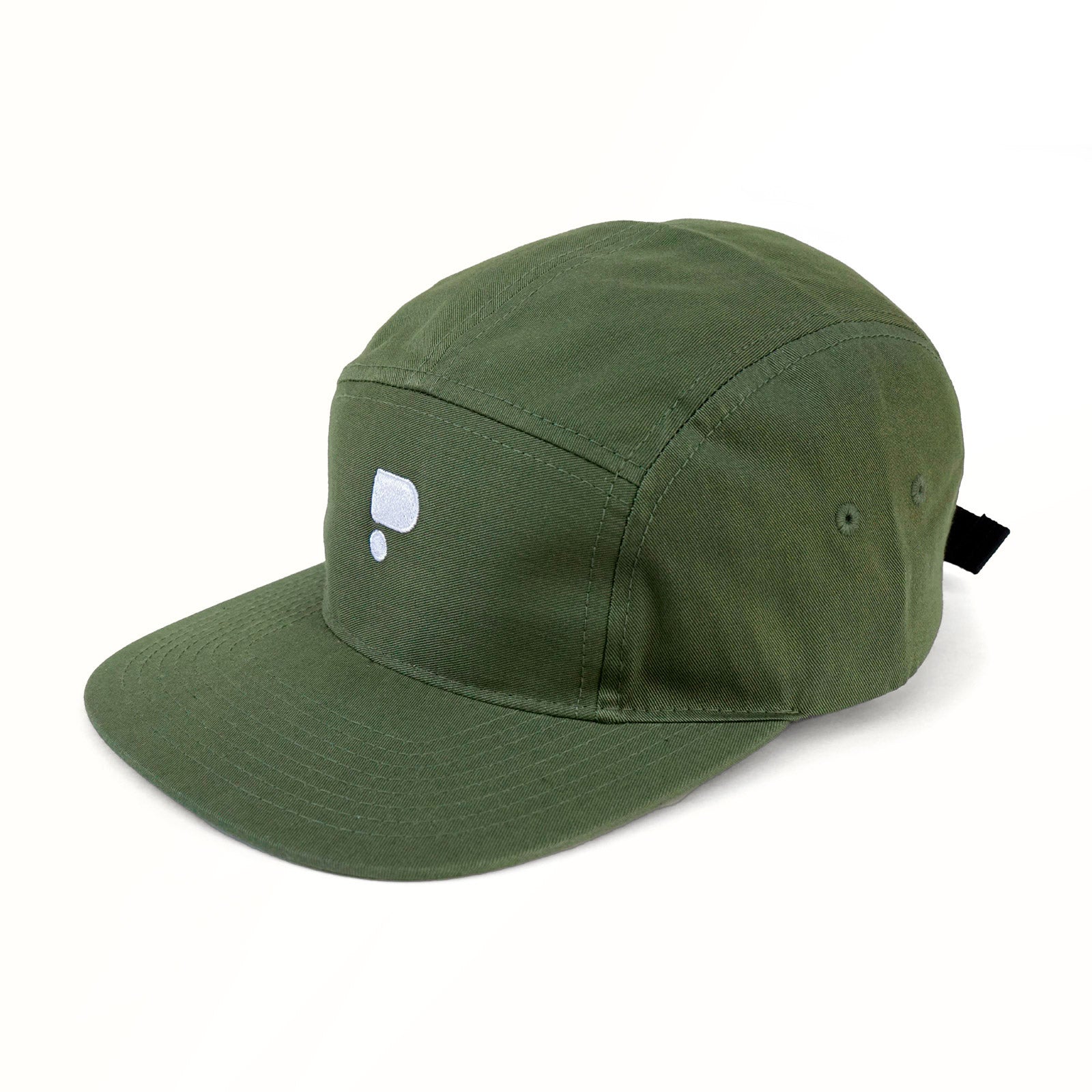 Classic P-Logo 5 Panel Cap Olive – Pushcagrip